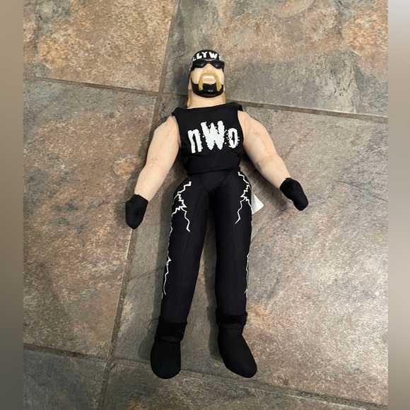 Toys | Vintage Hulk Hogan Figure Plush Toy Nwo Wrestling Rare | Poshmark